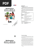 Math 10 Q1 Module 9 | PDF | Factorization | Polynomial