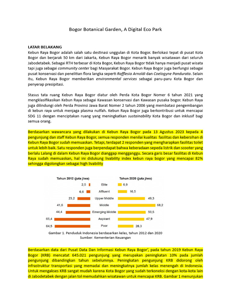 Proposal Kak Adit Kebun Raya | PDF
