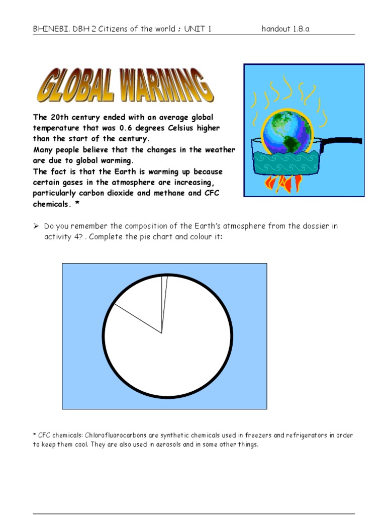 Handout 1.8. A Global Warming | PDF | Greenhouse Effect | Atmosphere Of ...