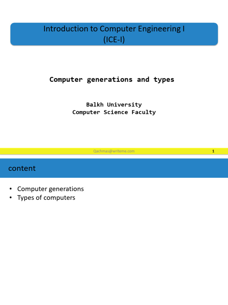 #2 Generations and Types of Computers | PDF | Integrated Circuit | Computer Program