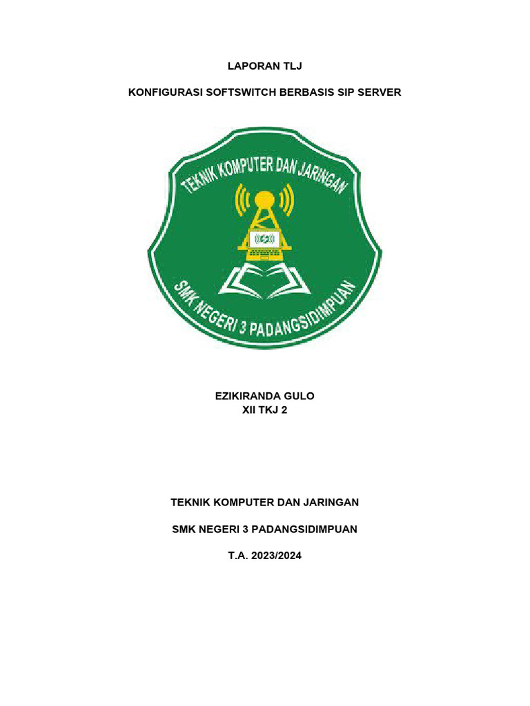 Konfigurasi Softswitch Berbasis Sip | PDF | Pengelolaan Keuangan & Uang ...