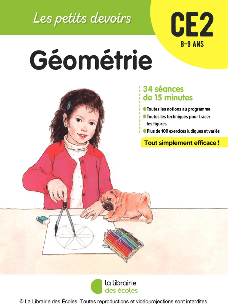 Géométrie CE2 (Les Petits Devoirs) (Agnès Durande-Ayme) (Z-Library) | PDF