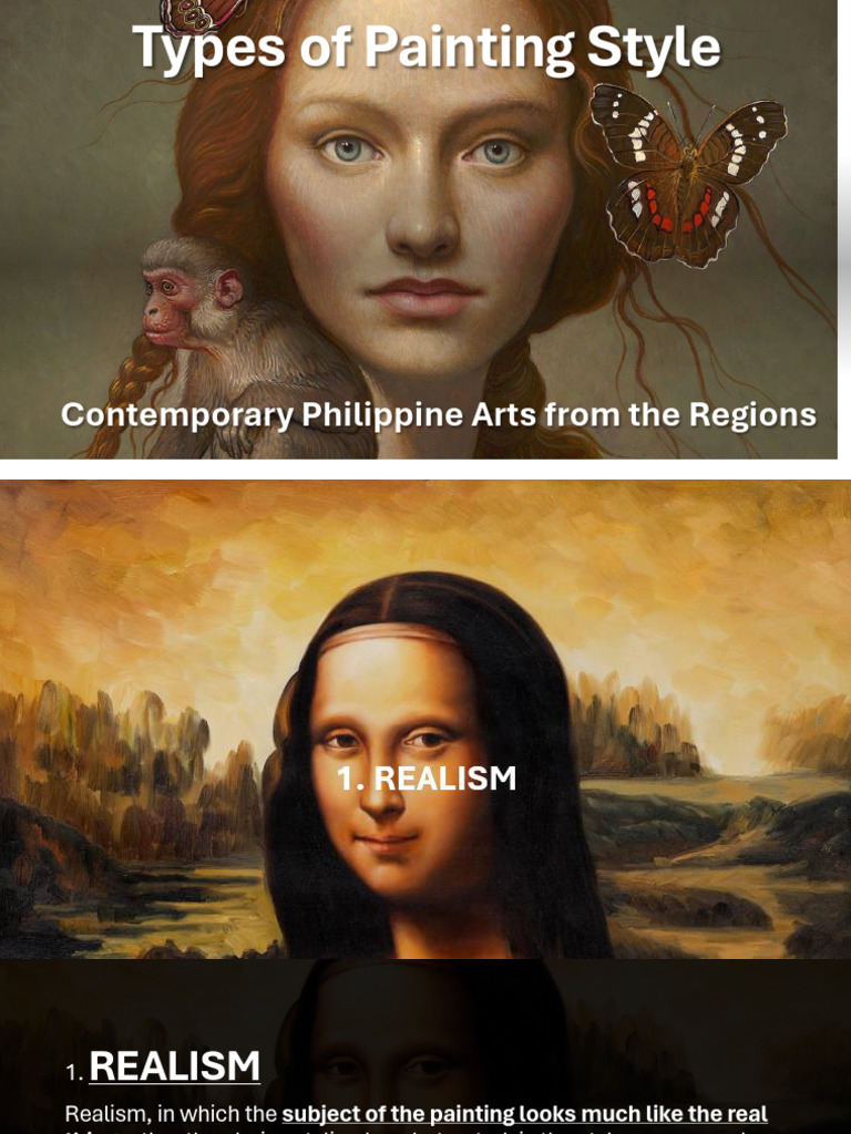 Types of Painting Style PDF | PDF | Paintings | Realism (Arts)