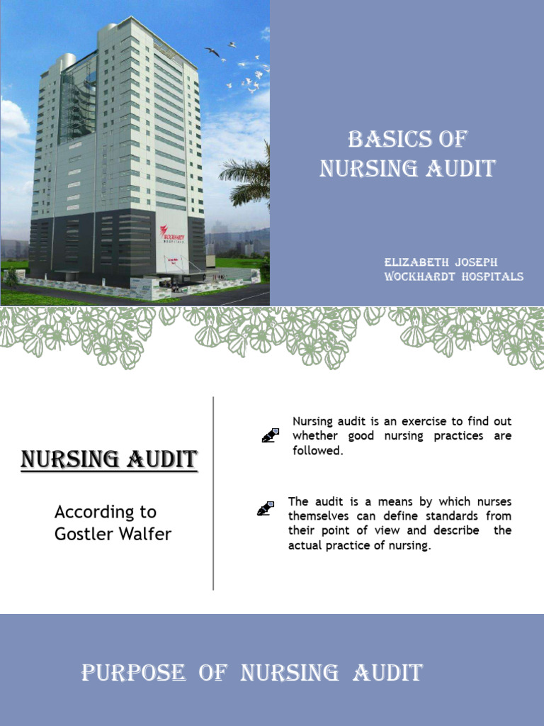 CQE 7-Basics-of-Nursing-Audit_1 | PDF | Audit | Nursing