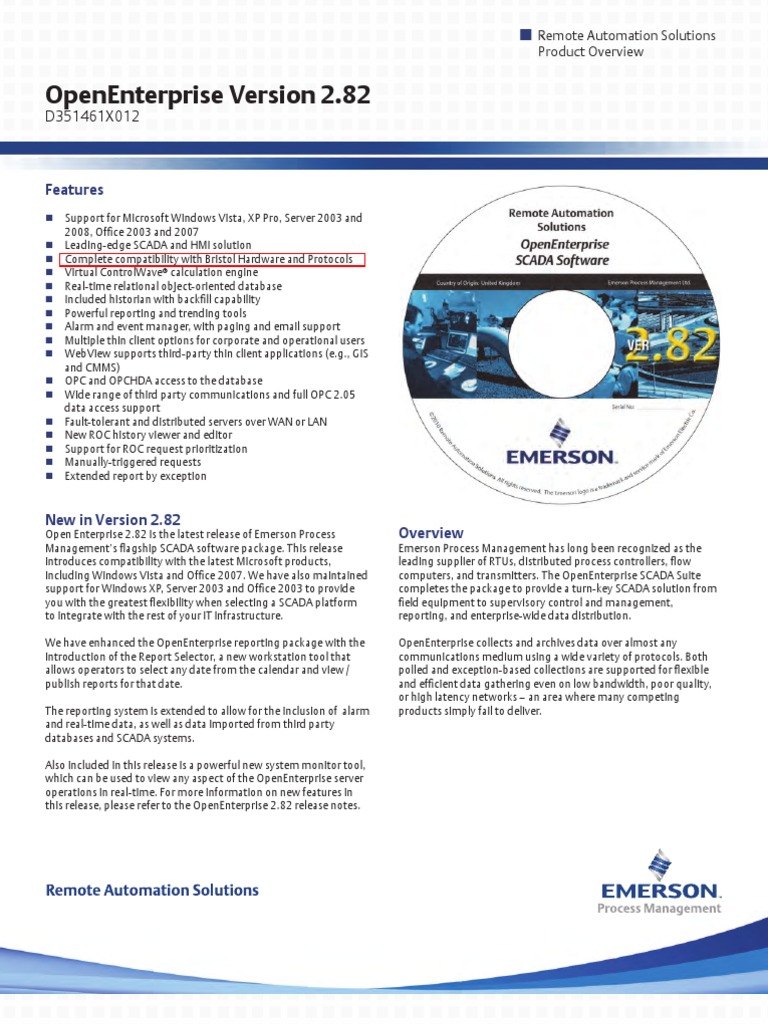 Open Enterprise v2.82 Features ReSized | Download Free PDF | Scada ...