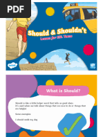 Should - Shouldn't Worksheet For 3rd Live Worksheets | PDF | Worksheet ...