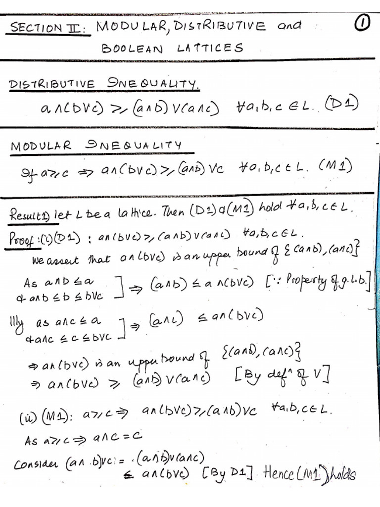 Unit 2 Modular and Distributive | PDF