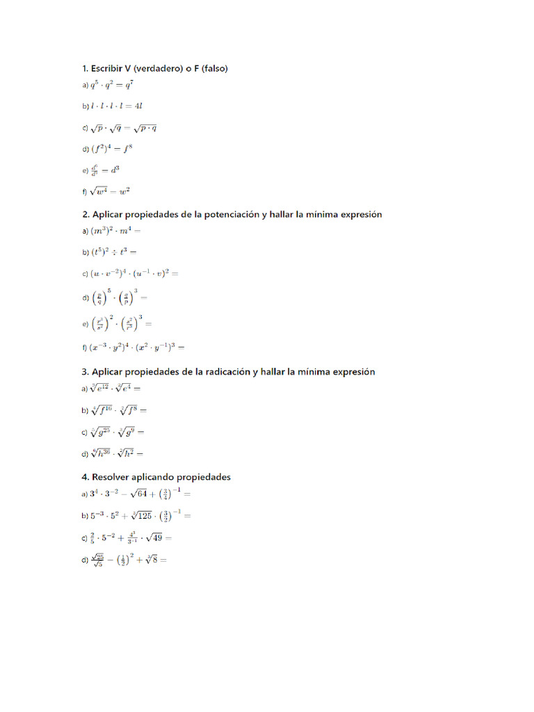 Ejercicios de Practica 5 | PDF