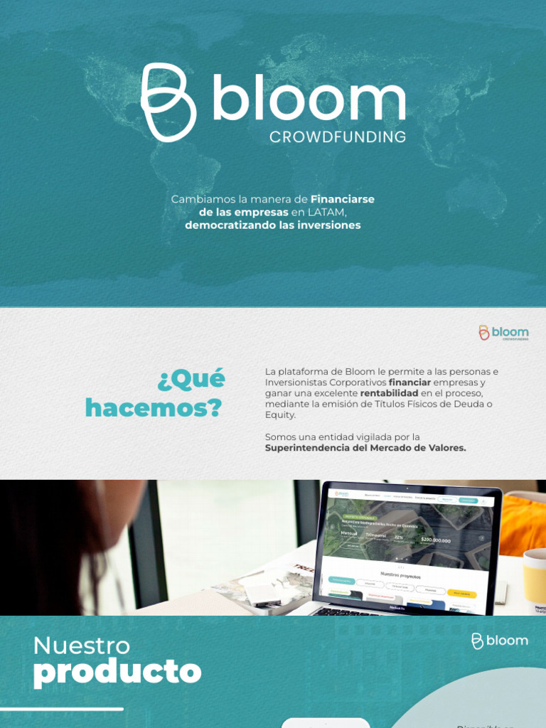 Brochure Bloom Crowdfunding S.A.C | PDF | Business | Iniciativa empresarial
