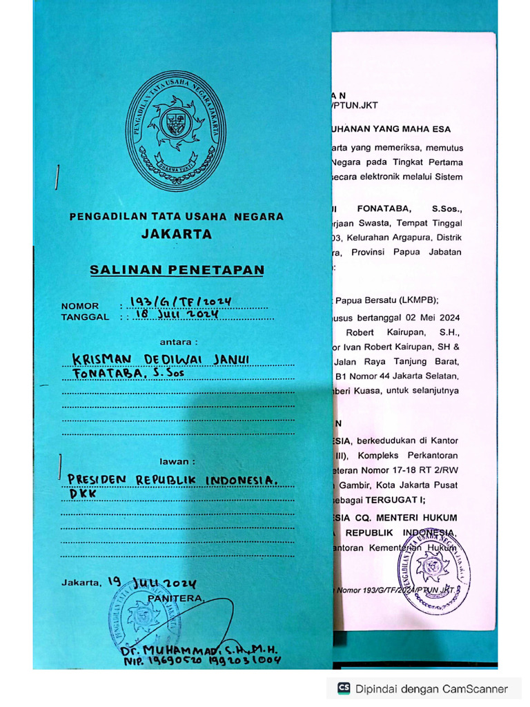 Penetapan 194 Kris Fonataba | PDF