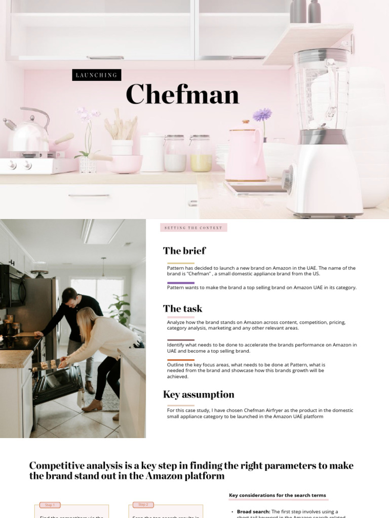 Pattern Case Study - Launching Chefman | PDF | Brand | Marketing
