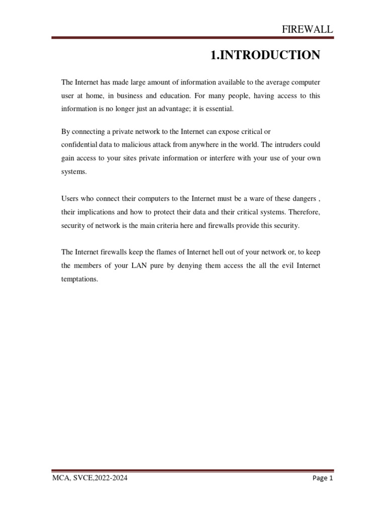 Firewall | PDF | Firewall (Computing) | Computer Network