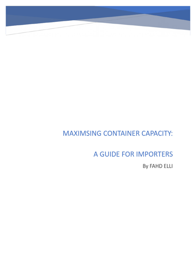 A Guide For Importers | PDF