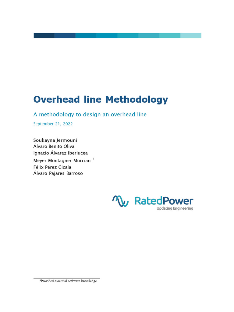Overhead Line Methodology | PDF | Heat Transfer | Electricity