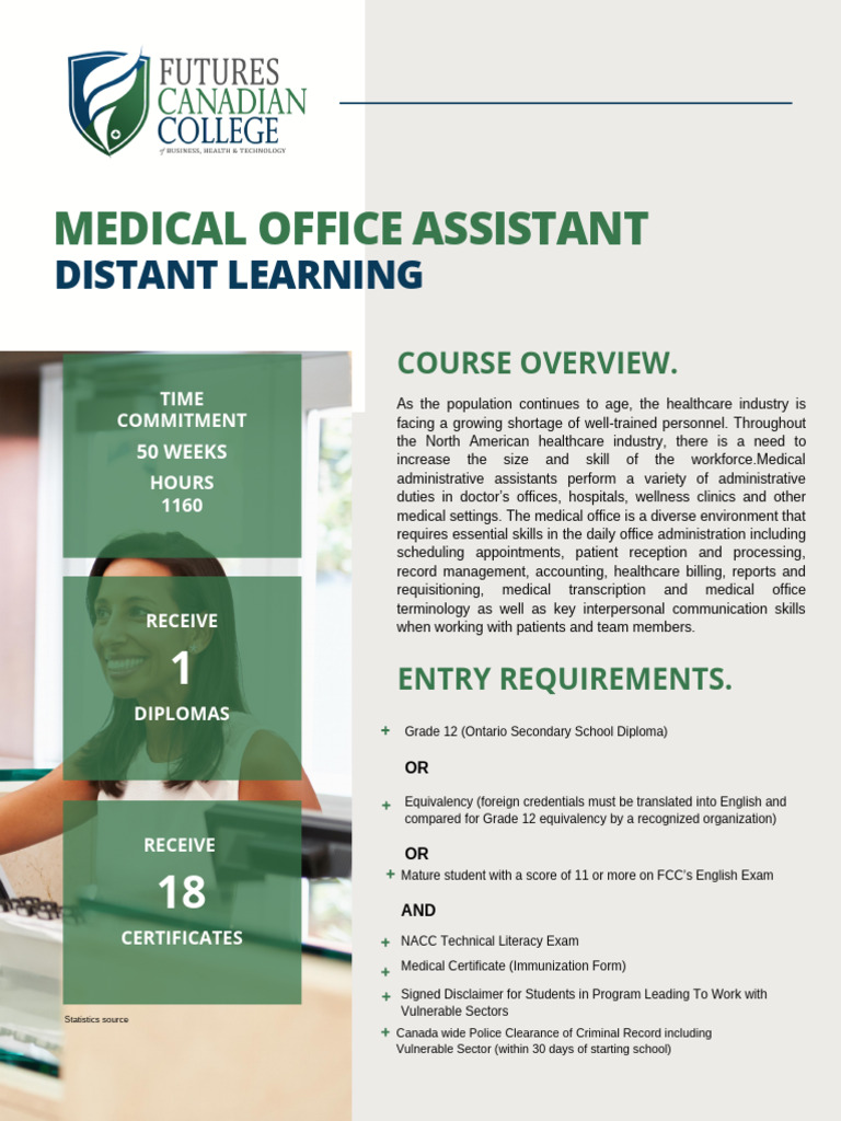 FCC Medical Office Assistant Syllabus | PDF | Human Resources | Health Care