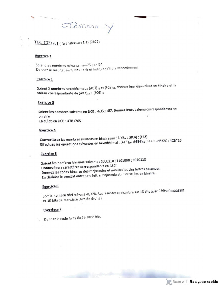Correction Architecture TD1 Et 2 - PDF | PDF