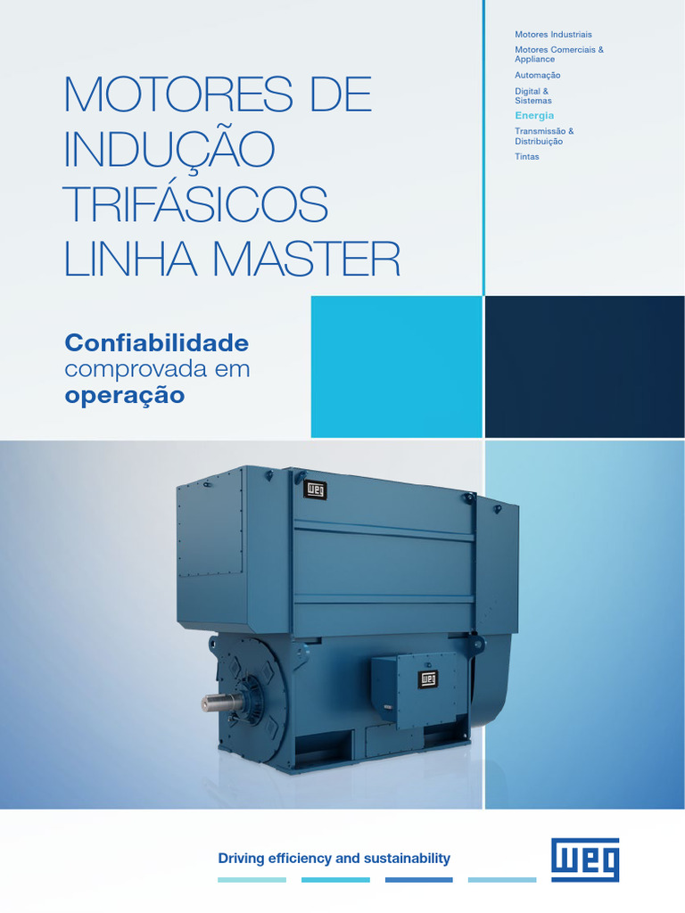 Motores Trifásicos Linha Master WEG | PDF | Motores | Motor elétrico