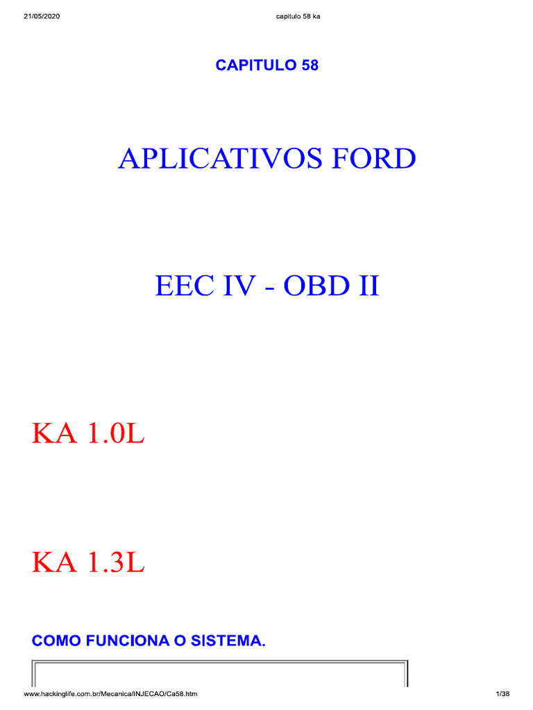 FORD EEC-IV | PDF