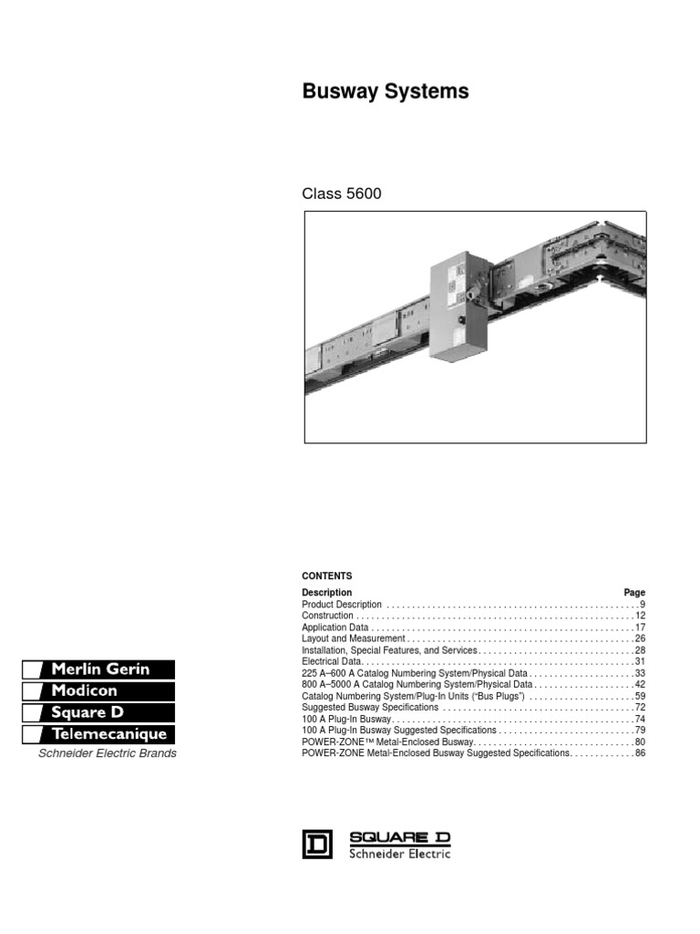 Busway Systems Cat | PDF | Screw | Insulator (Electricity)