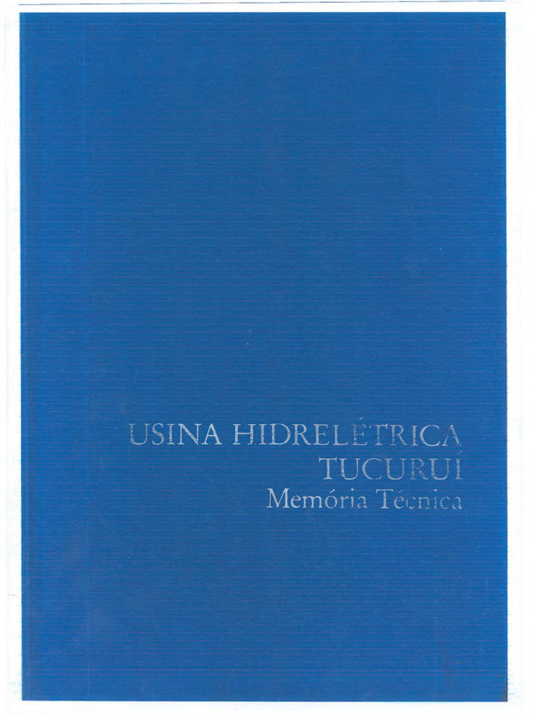 Memória Técnica da Usina Tucuruí | PDF | Hidroeletricidade