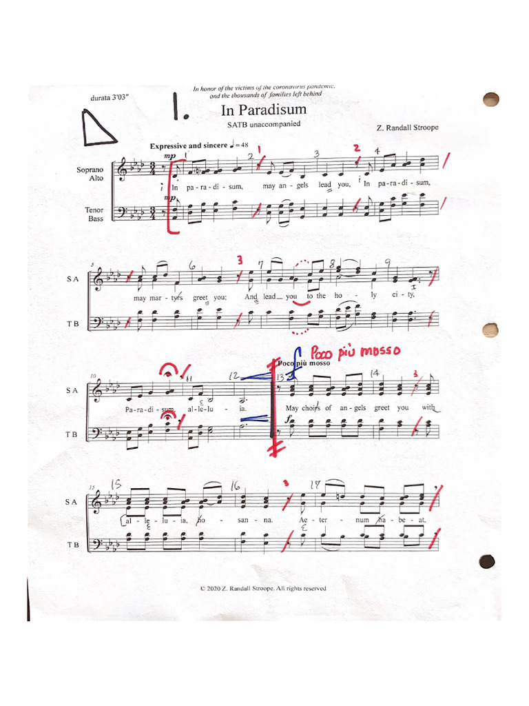 Stroope - in Paradisum | PDF