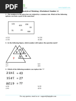 Logiqids Analytical Thinking Worksheets | PDF