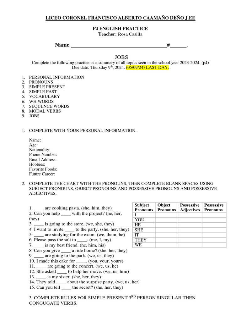 6TH Grade Final Practice | PDF | Semantic Units | Linguistic Typology
