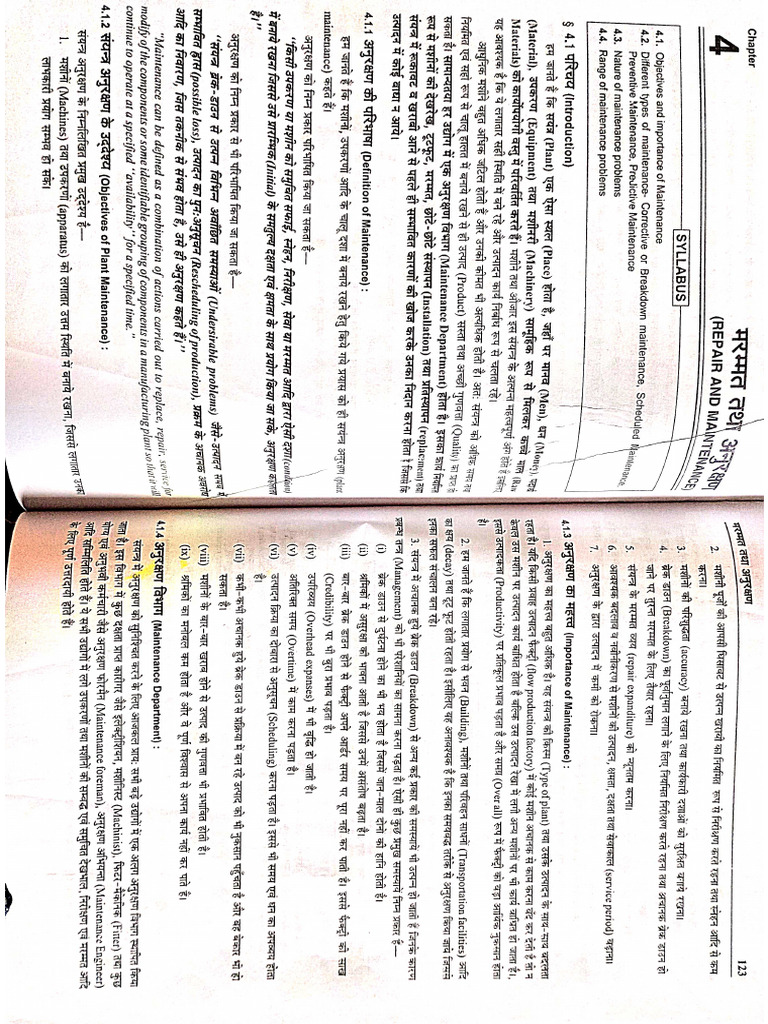 ch4 Repair and Maintenance | PDF