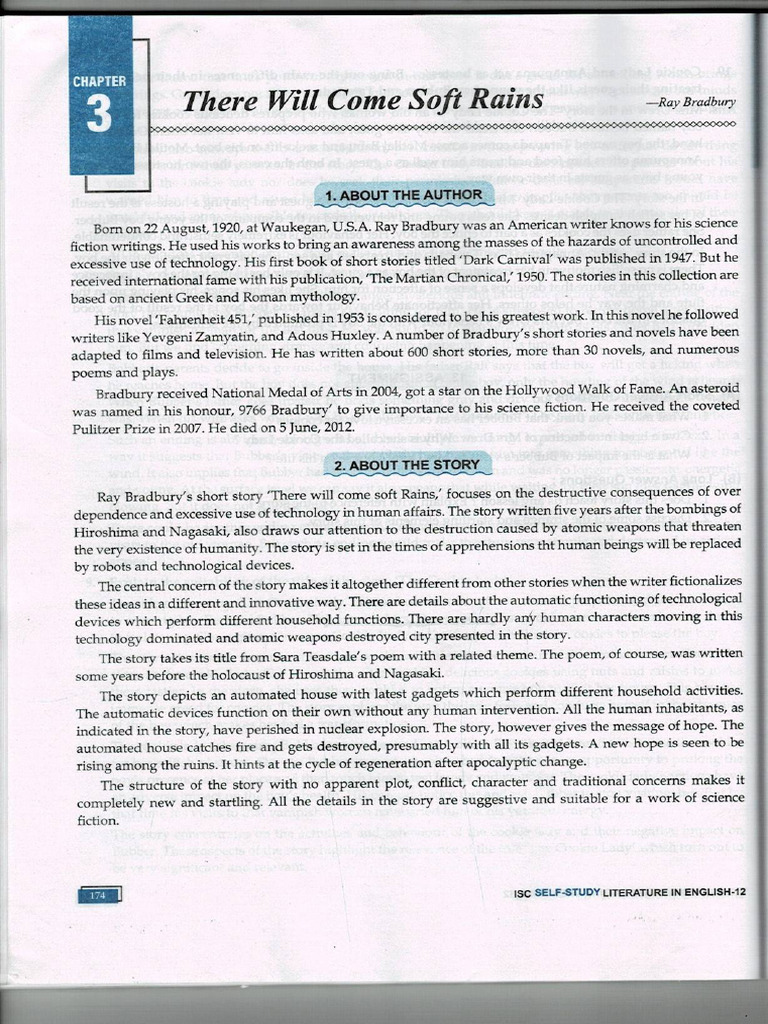 There Will Come Soft Rains | PDF