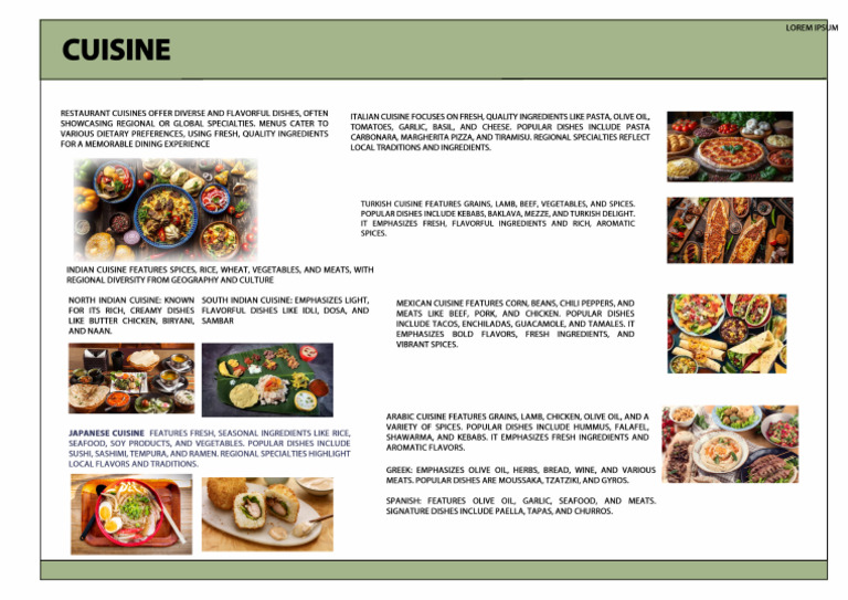 Cuisine Pdf