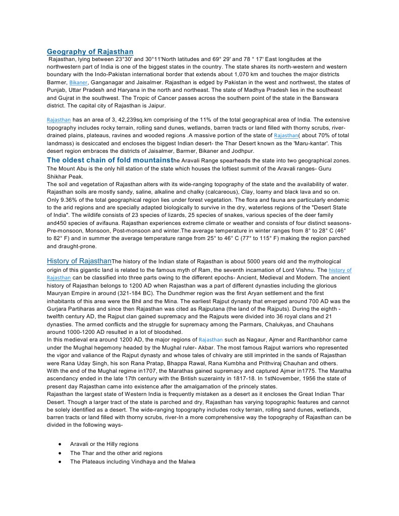 Fertility and Soil of Rajasthan | PDF | Soil | Nature