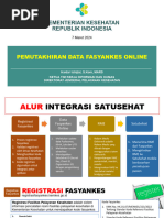 Petunjuk Teknis Data Fasyankes Online | PDF
