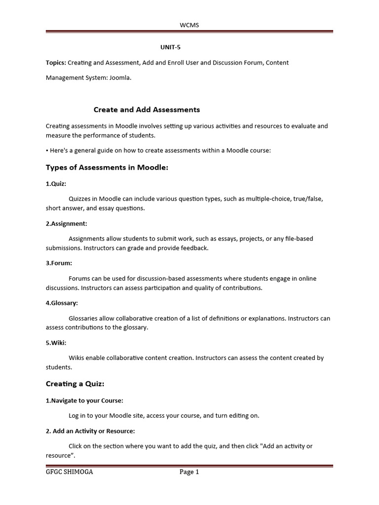 WCMS Unit-5 | PDF | Internet Forum | Joomla