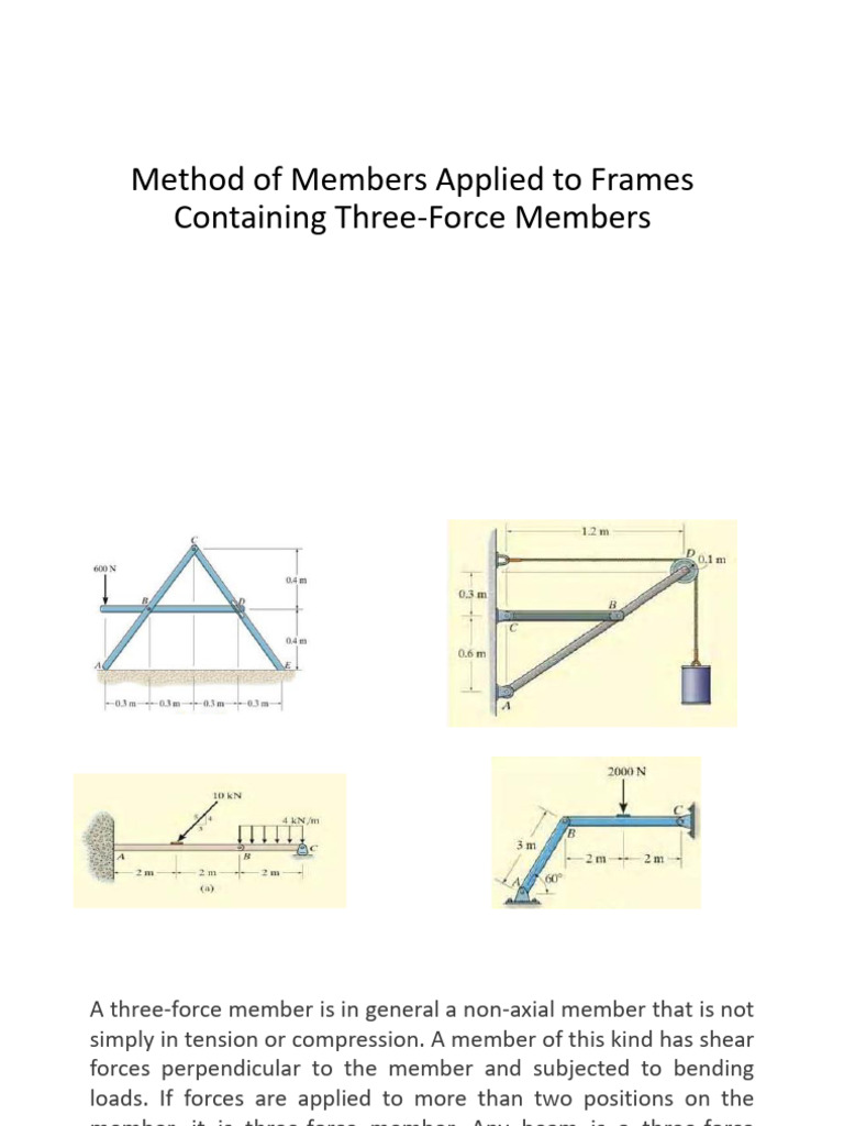 Method of Members | PDF | Force | Continuum Mechanics