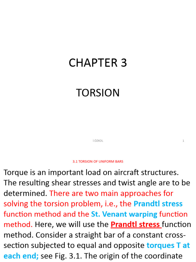 Aircraft Structures Chapter 3 | PDF | Stress (Mechanics) | Shear Stress