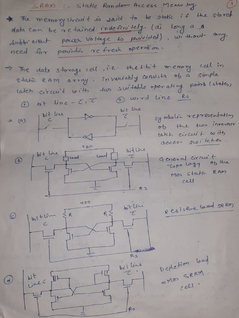 SRAM DRAM | PDF