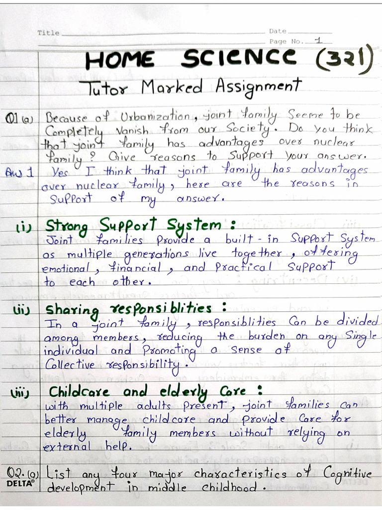 +++321 Home Science | PDF