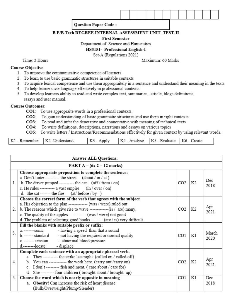 IAT-2 QP SET A Final | PDF | Millennials | Employee Retention