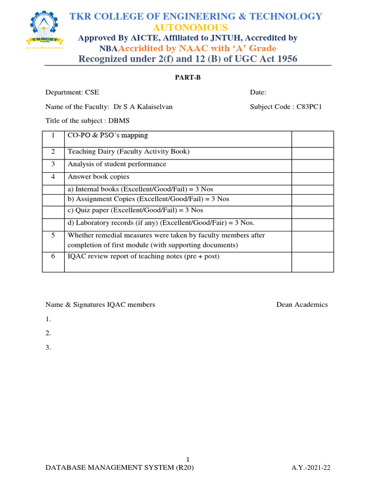 PART-B | PDF | Databases