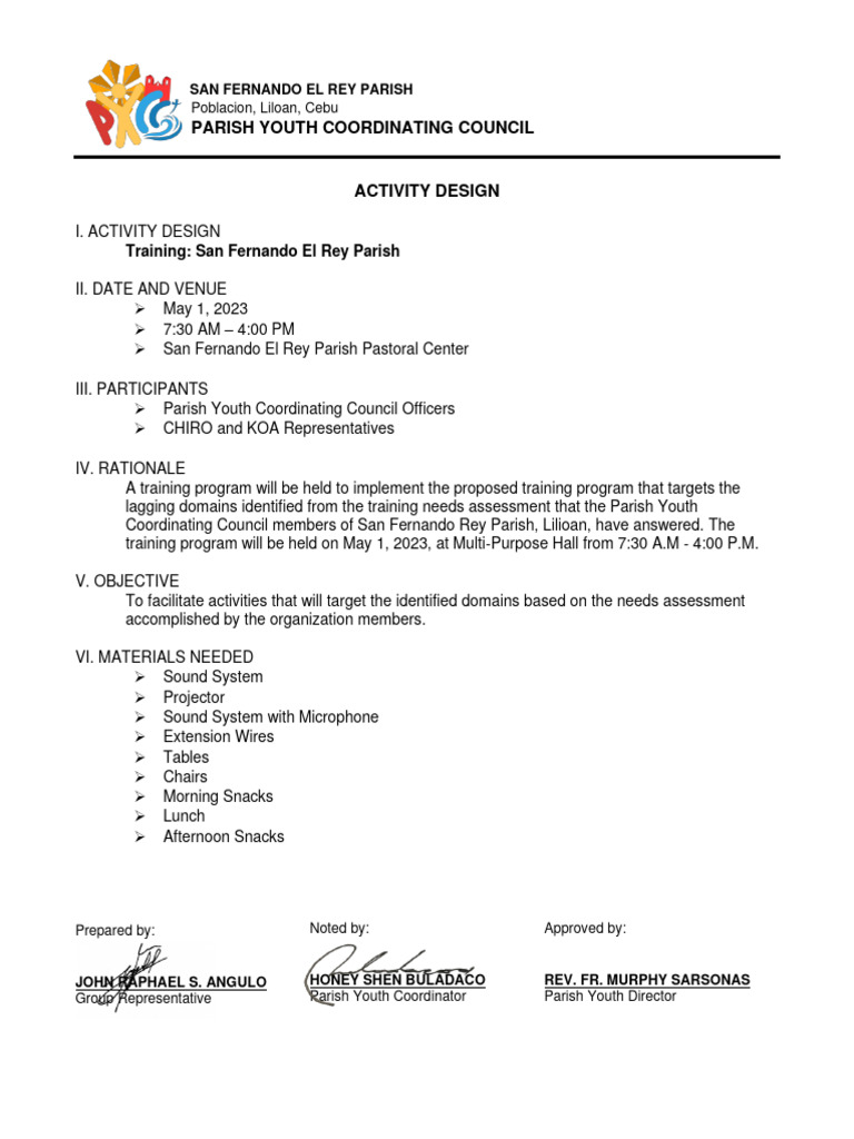 Pycc Training Program Pdf