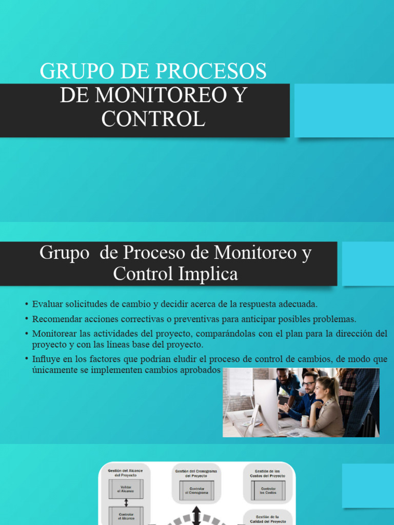 Grupo de Procesos de Monitoreo y Control | PDF