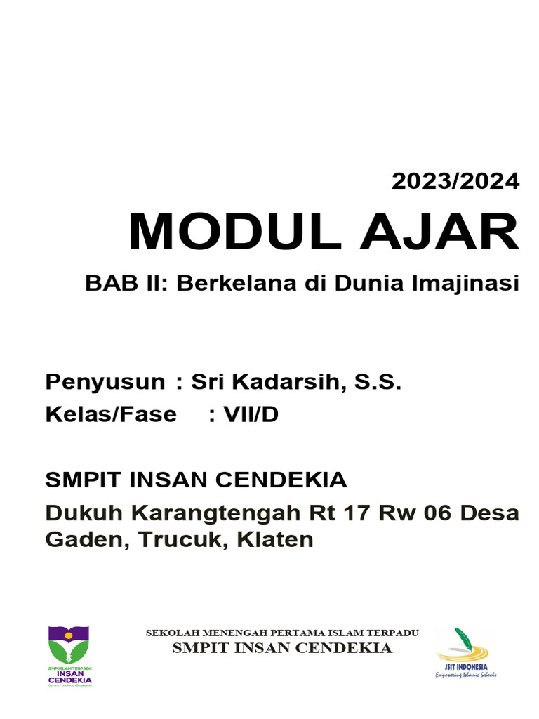 Semester 1 Modul Bab 2 Teks Naratif PDF | PDF