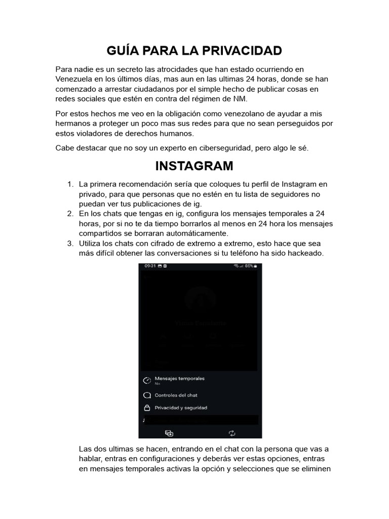 Como Proteger Tu Privacidad | PDF | Chat en linea | ciberespacio