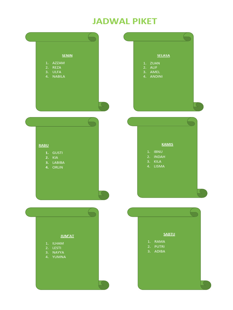 Roster Pelajaran Pdf