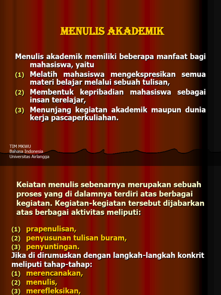 Menulis Akademik | PDF