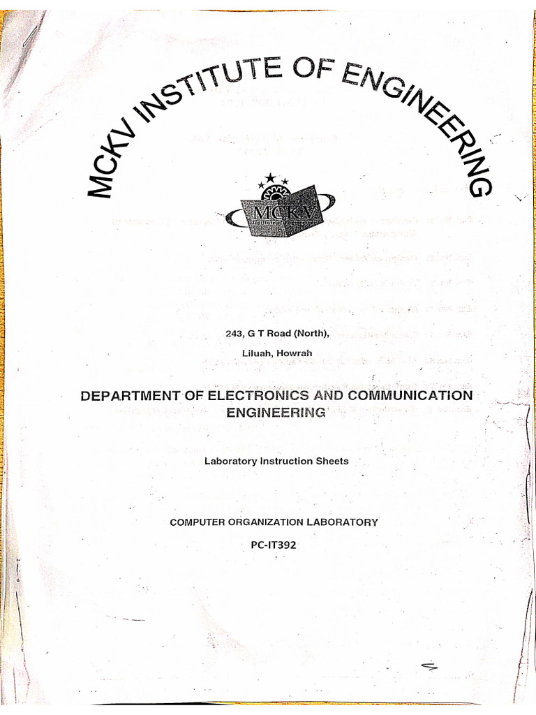 Coa Lab Mannual | PDF