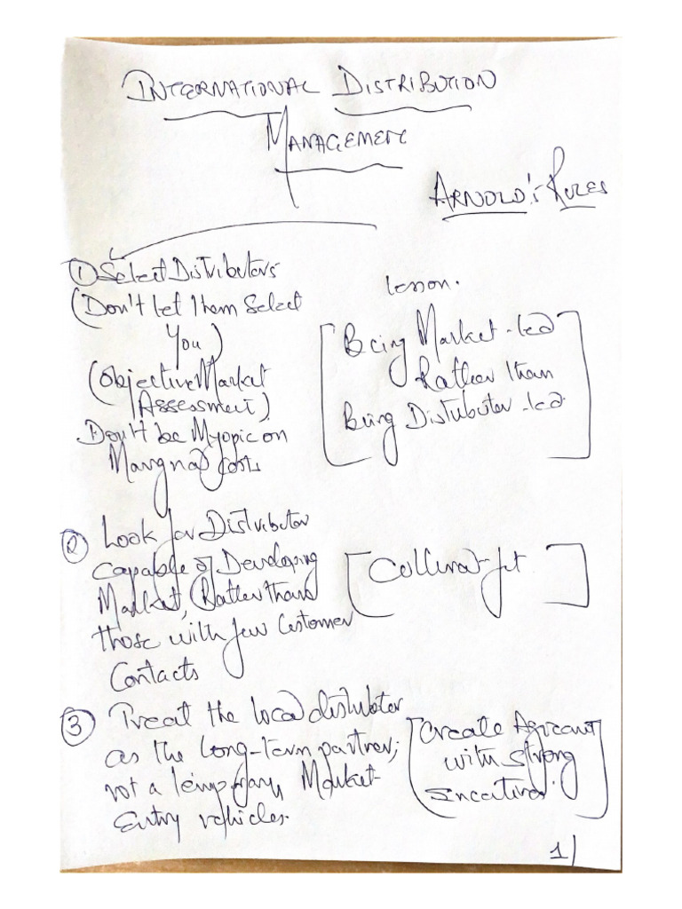 ITM International Distribution | PDF