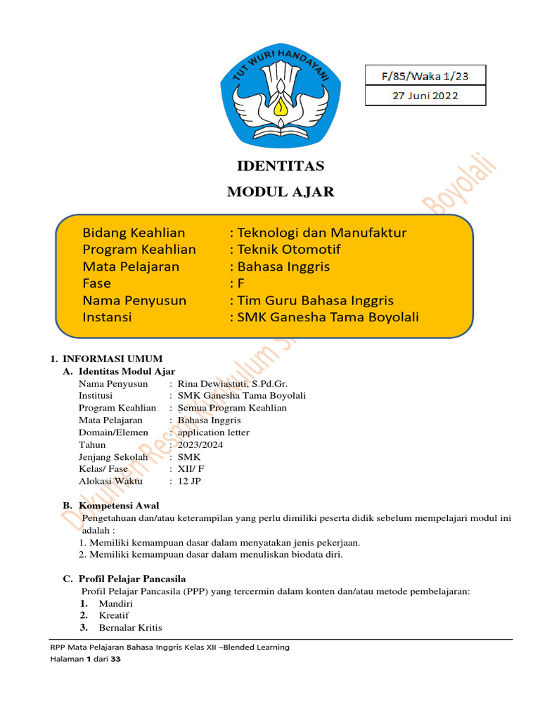 MA_Application Letter | PDF