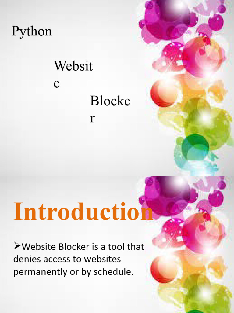 Python Website Blocker Guide | PDF