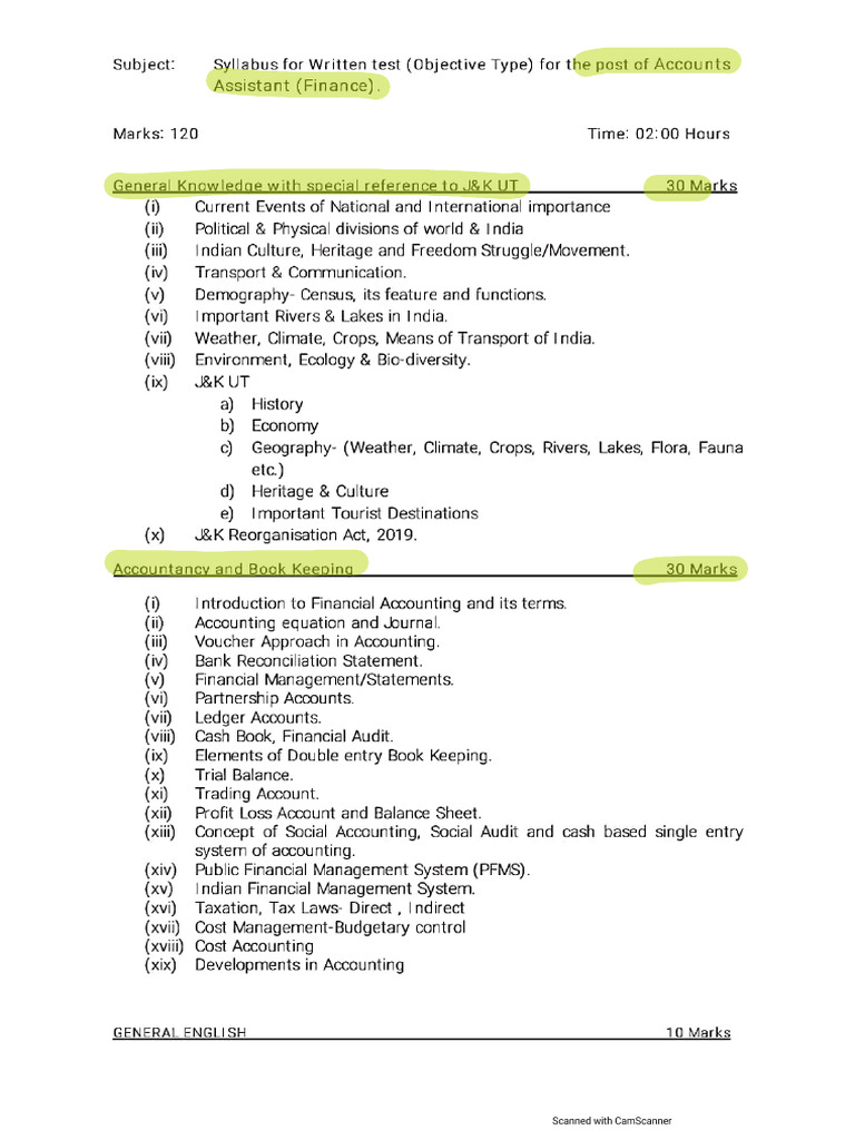 Time Table For Faa Exam by Waheed | PDF